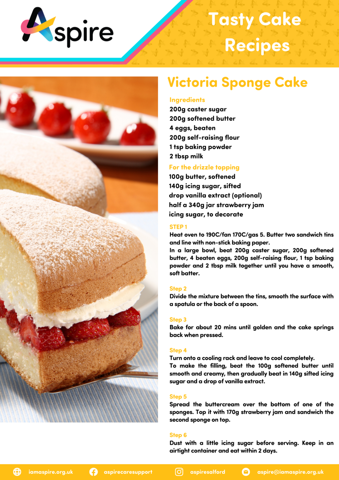 Why we love baking! - Aspire for Intelligent Care and Support